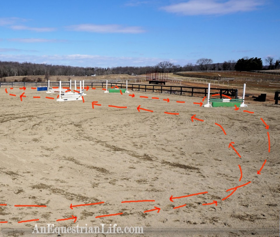 More Course Work, with a Grid-Oxer! - An Equestrian Life