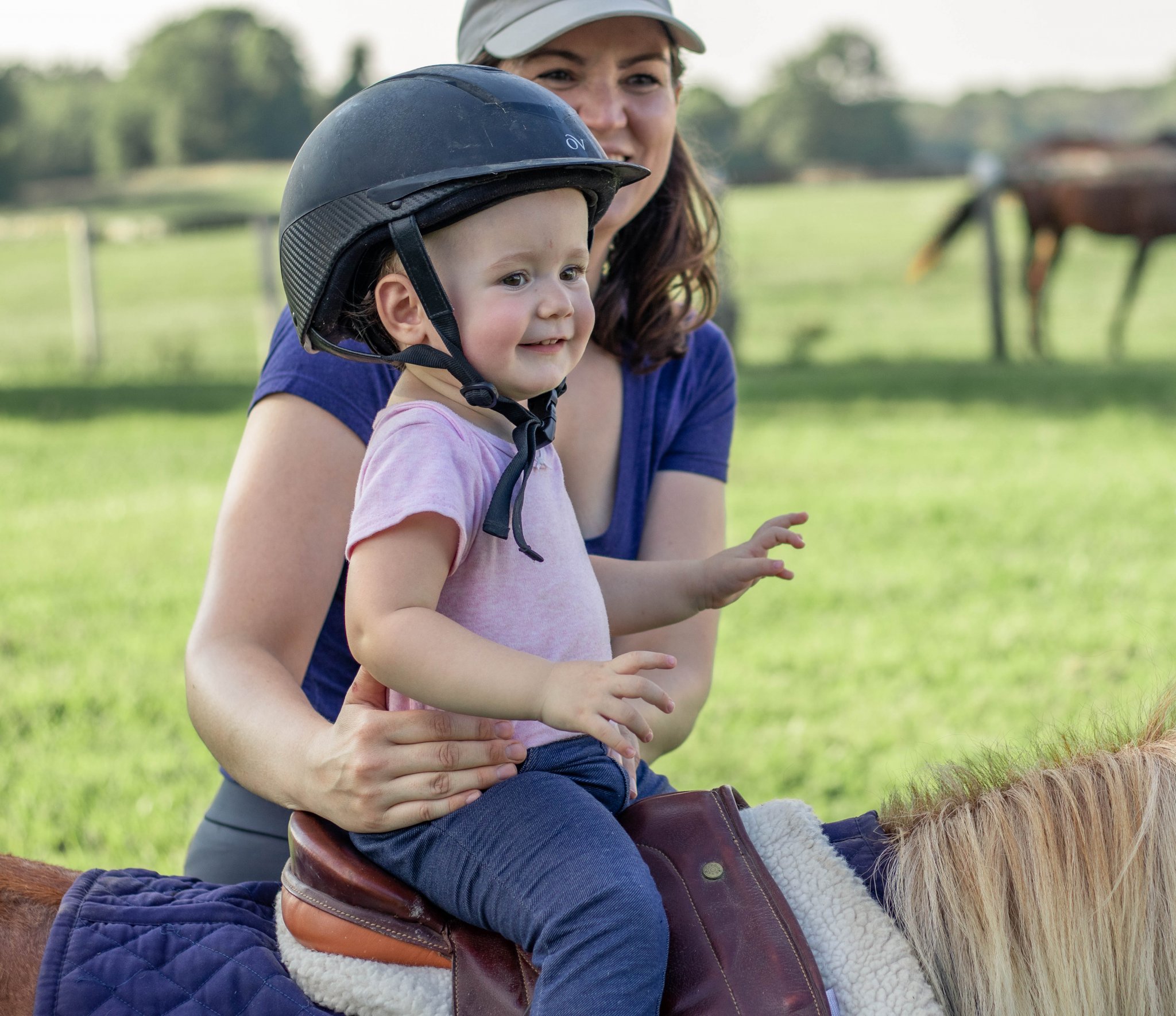 Baby's First Pony Ride - An Equestrian Life
